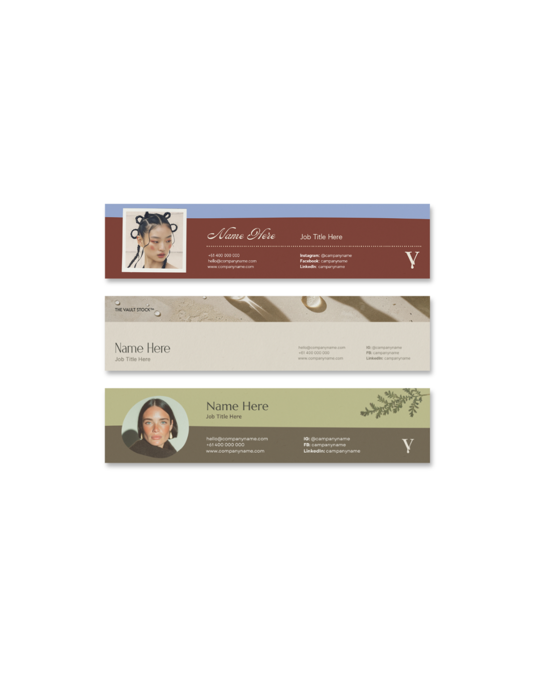 Aesthetic Email Signature Templates
